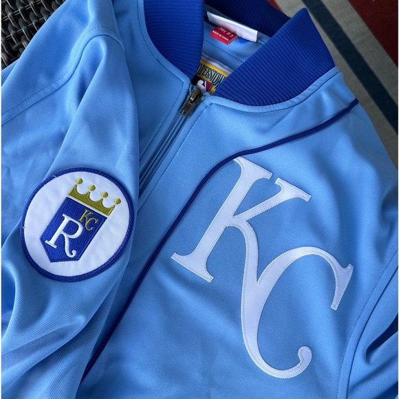 Mitchell & Ness | Jackets & Coats | Mitchell Ness Mens Powder Blue Kc ...